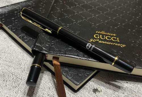 Блокнот Gucci с ручкой