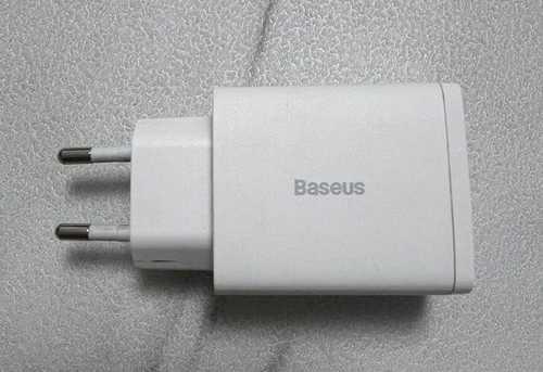Зарядное устройство baseus 30W (2 USB + Type-C)