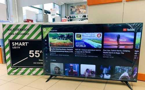 Телевизор 4K TV 55" Hi 55U169MSS Salute