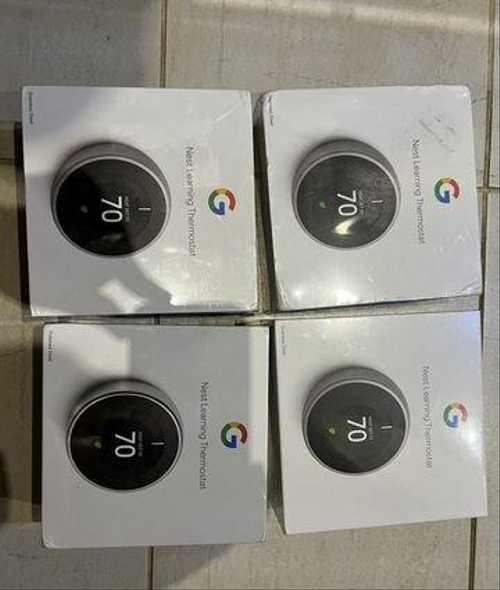 Термостат Nest Thermostat 3rd Generation 4шт