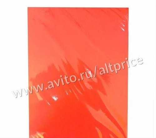 Фотобумага самоклеящаяся красн-оранж, А4 80г/м 20л