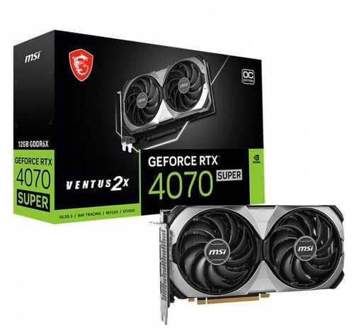 MSI GeForce RTX 4070 super 12G ventus 2X OC 2520MH