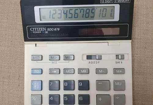 Калькулятор citizen SDC-878