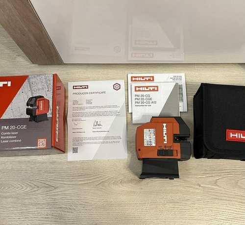 Новый лазерный нивелир hilti pm 20-cge