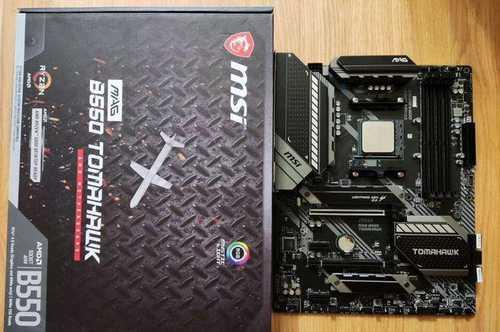 Комплект Ryzen 5800X + B550 MaG Tomahawk MSI
