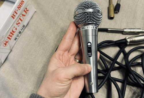 Микрофон динамический для караоке big star