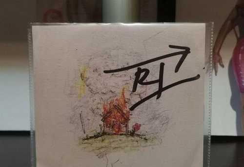 CD с Автографом Isaiah Rashad-The House is Burning