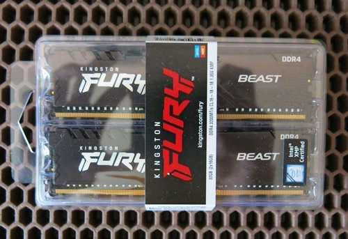 Kingston Fury DDR4 32Gb (2x16) 3200MHz (новая)
