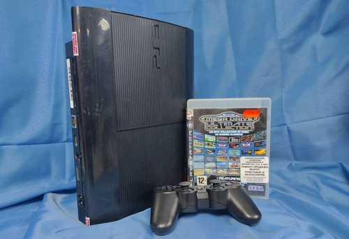 PlayStation 3 SuperSlim 500 Гб прошитая с играми