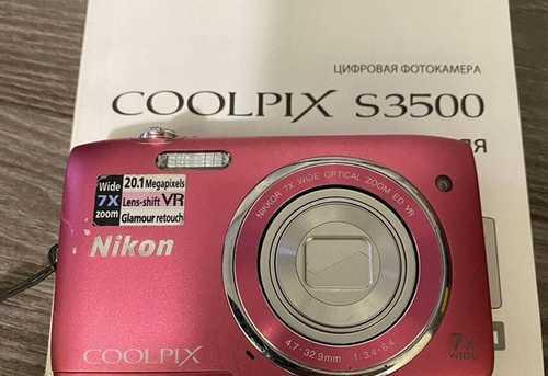 Фотоаппарат canon coolpix s3500