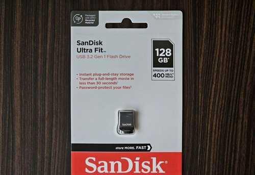 Флеш накопитель SanDisk Ultra Fit USB 3.2 128GB
