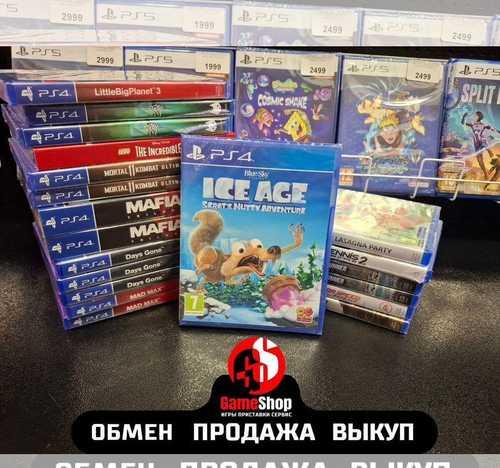 Ice Age Scrats Nutty Adventure ps4 новый