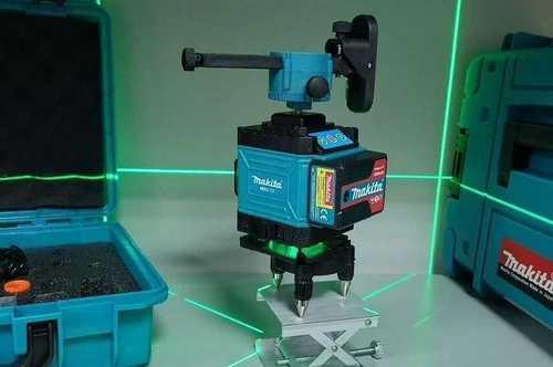 Лазерный уровень makita 3d с двумя аккумуляторами