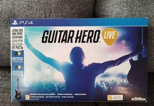 Игра на ps4 Guitar hero Live полный новый комплект