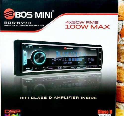 Магнитола 1din BOS-mini N770 100W max