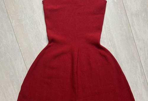 Платье-резинка женское 42 44 красное