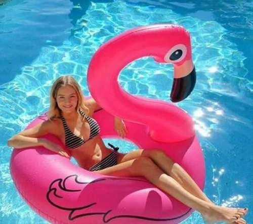 Плавательный круг "Фламинго" 120см