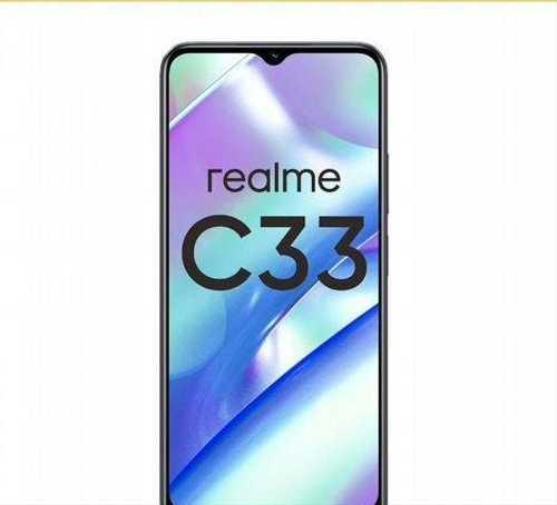 Realme C33 4/128Gb черный (Новый)