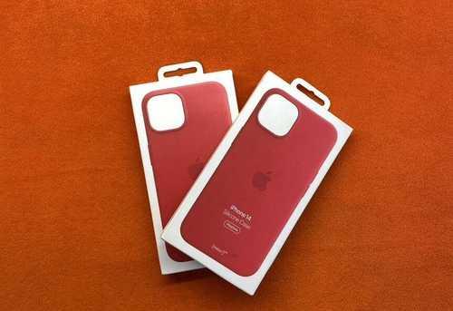 iPhone 14 Silicone Case Red (New)