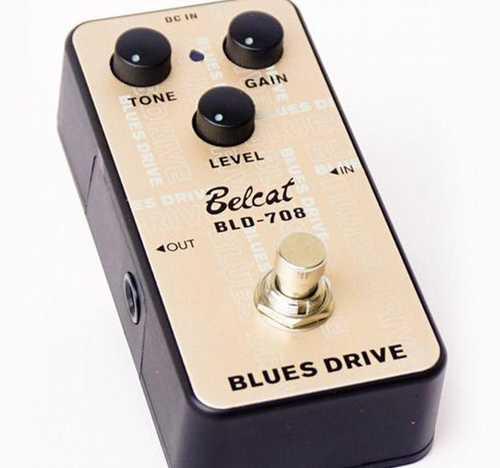 Педаль эффектов Belcat BLD-708 Blues Drive (Overdrive)