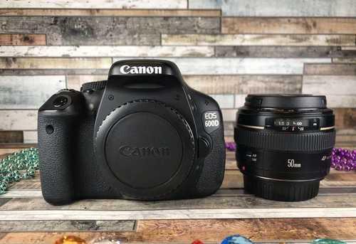 Canon 600D kit EF 50mm 1.4 USM (A487)
