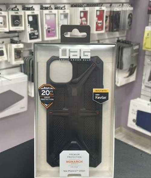 UAG iPhone 14 Plus Monarch Kevlar Black