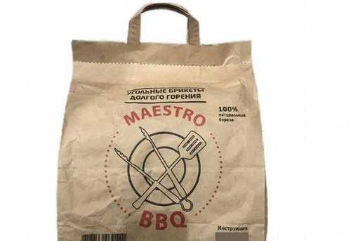 Угольные брикеты для гриля maestrobbq