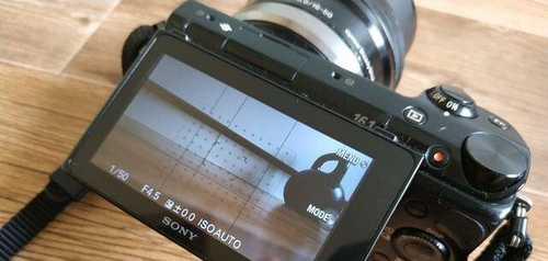 Камера Sony Nex 5r 16-50 kit + объектив никон