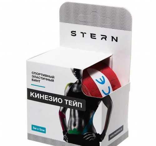 Кинезио тейп Stern красный 5 см х 5 м