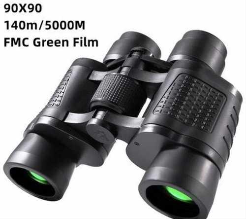 Профессиональный бинокль 90X90 зеленый фильтр