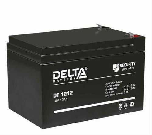 Аккумулятор Delta DT 1212 (12V/12Ah) -новый. 1 го