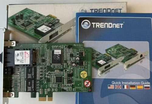 Сетевая карта trendnet Gigabit Fiber PCI Express