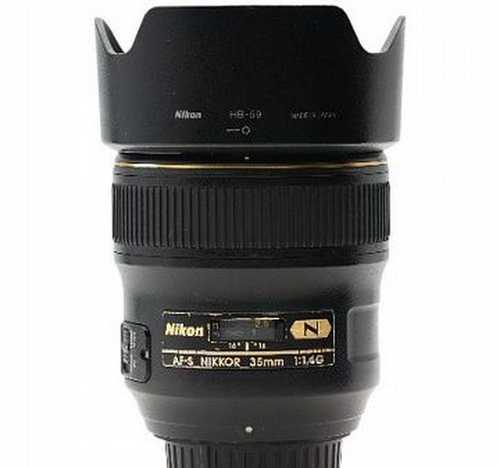 Объектив комиссионный Nikon 35mm f/1.4G AF-S Nikko