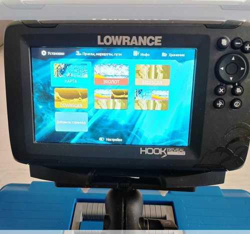 Эхолот lowrance hook reveal 7 tripleshot ROW