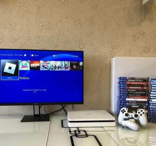 Sony playstation 4 slim + 510 игр