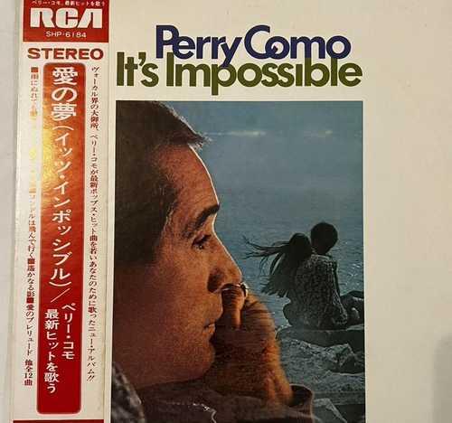 Perry Como "It's Impossible" LP (1971) Japan orig