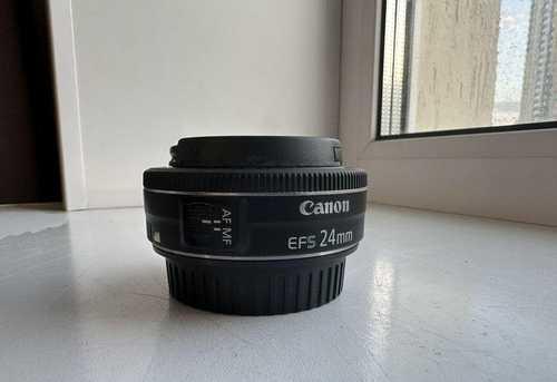 Объектив Canon EFS 24mm