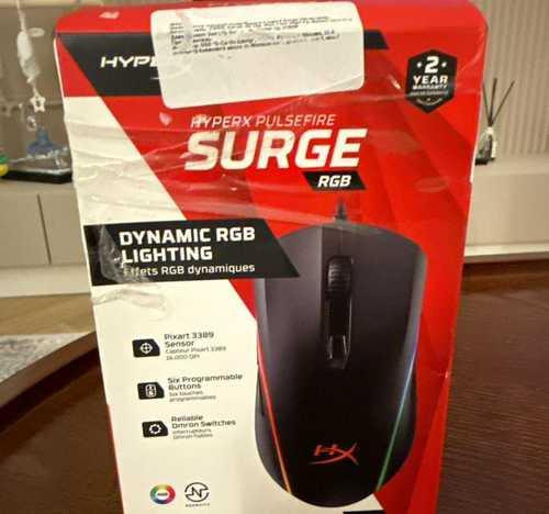 Игровая мышь hyperx pulsfire surge