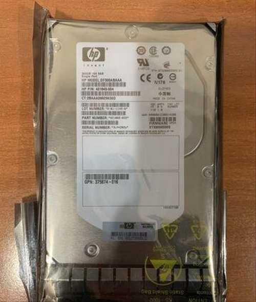 Жесткий диск HP 300Gb 15K SAS 3.5 432146-001