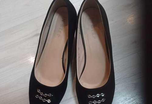 Туфли женские замшевые 37,5-38 размер