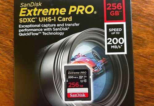 Карта памяти sdxc SanDisk Extreme Pro 256Gb