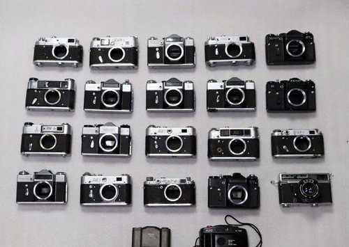 Фотоаппараты (22 штуки) и принадлежности №16