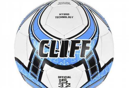 Мяч футбольный cliff 3597, 5 размер, PU Hibrid, бе