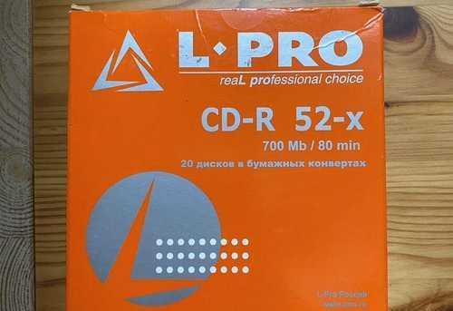 Диски для записи CD-R 52-x 700 Mb/80 min