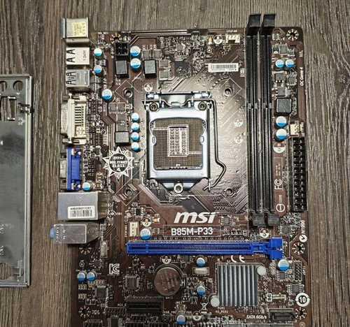 Материнская плата MSI B85M-P33 lga1150