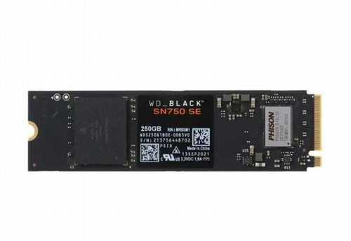 250 гб SSD M.2 накопитель WD Black SN750 SE (WDS25