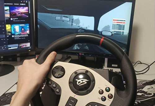 Игровой руль Dexp wheelman pro