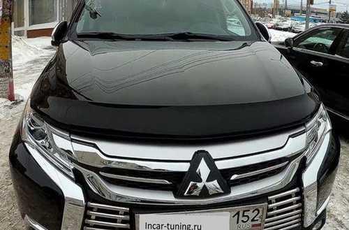 Дефлектор капота Mitsubishi Pajero Sport (2016