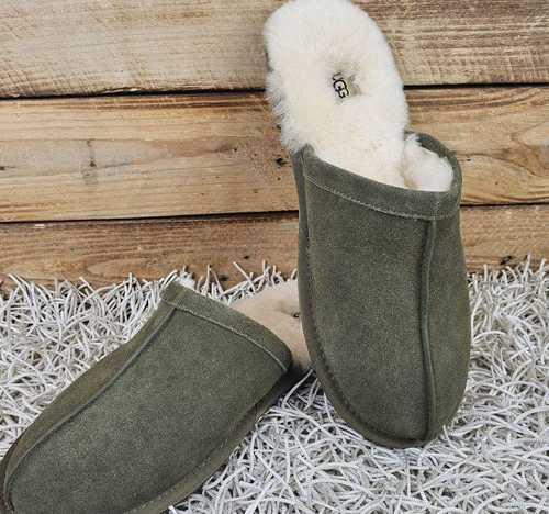 Тапки Ugg Mens Scuff Slipper Burnt Olive оригинал