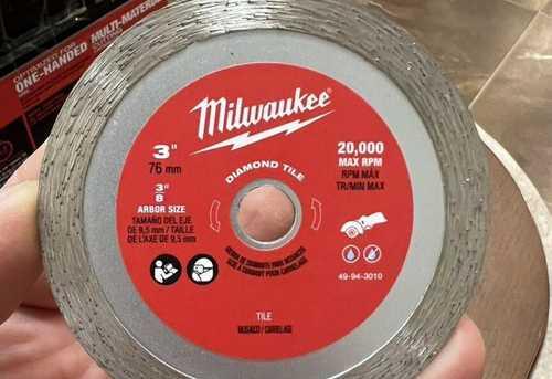 Алмазный диск milwaukee 76mm